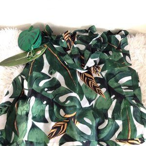 FARM Rio | Bags | Farm Rio Tropical Leaf Foldable Tote | Poshmark